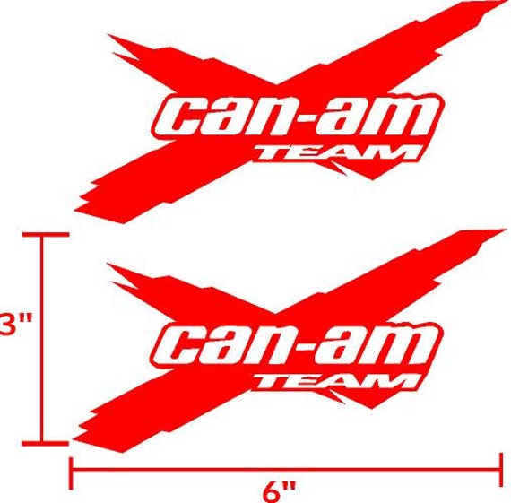 Team CAN-AM decals sticker graphic | Etsy