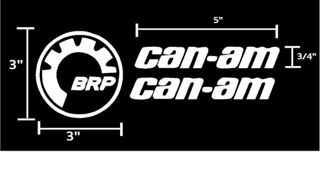 Can-am BRP Decal Sticker Graphic - Etsy