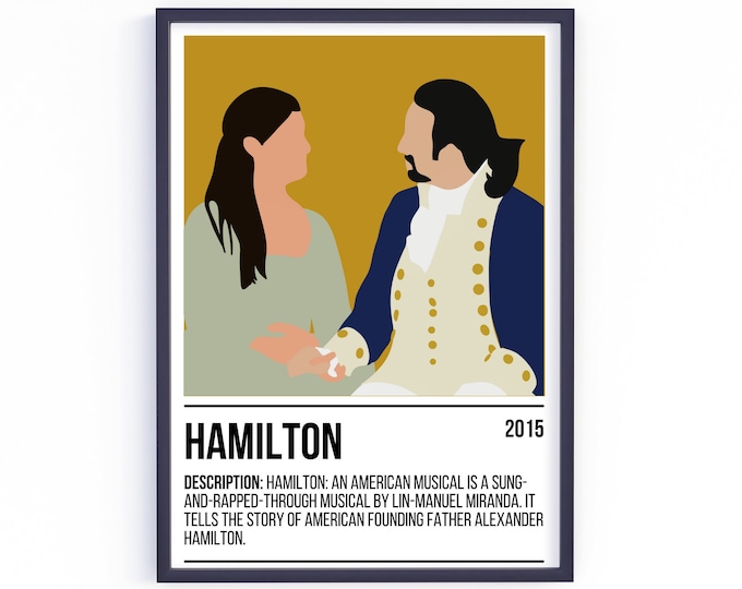 Hamilton Musical Poster - Etsy