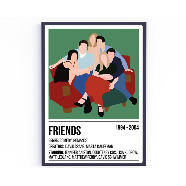 Friends Poster - Etsy UK