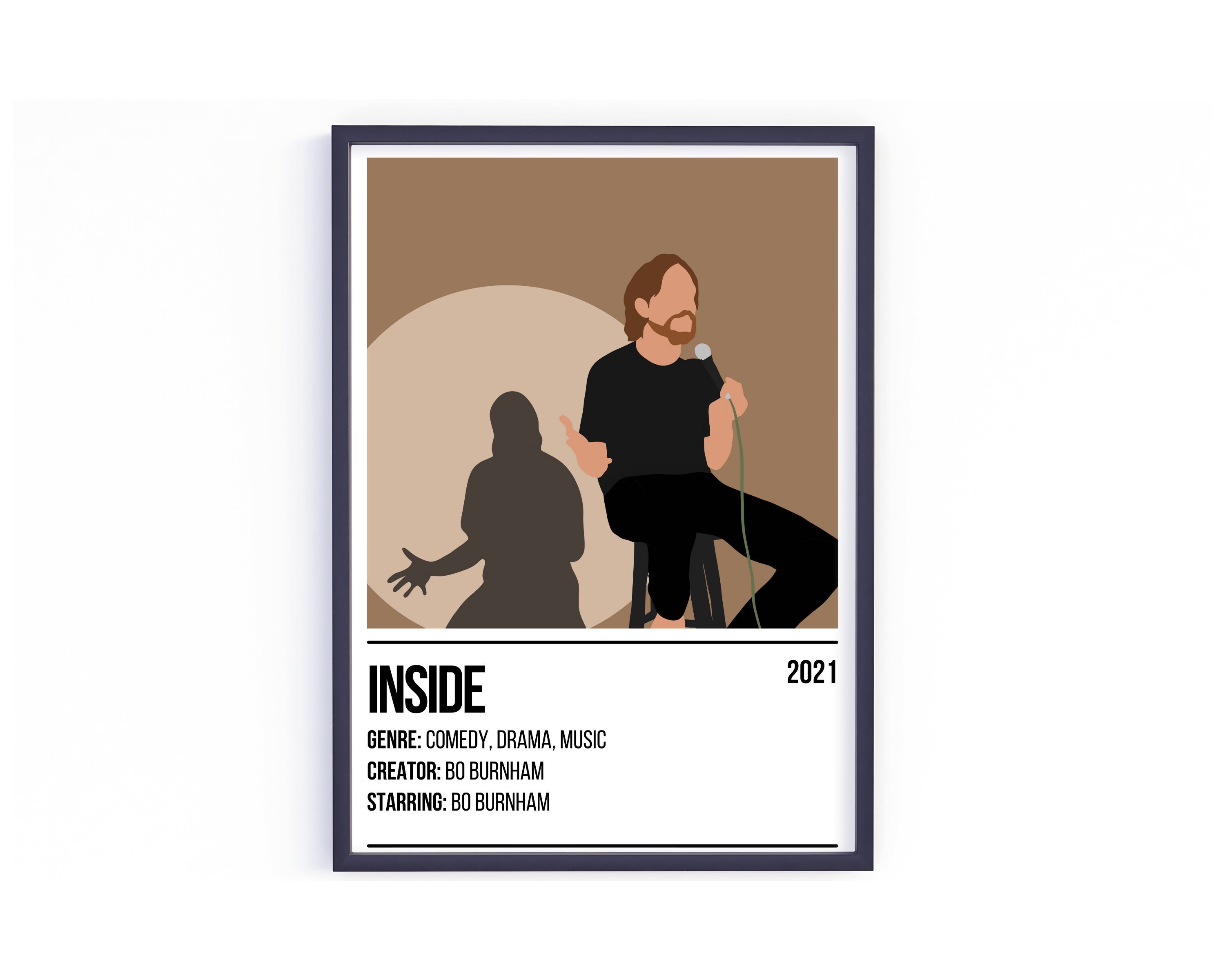 Digital Prints Prints Bo Burnham Inside 2021 Canvas MOVIE Poster Art Film Print Silk Poster for ...