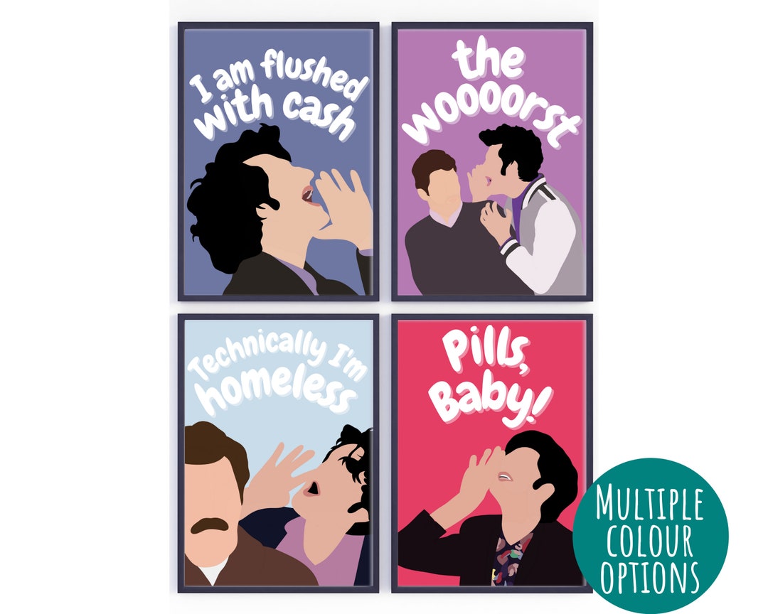 Jean Ralphio Print Bundle | Parks and Recreation Poster - Etsy