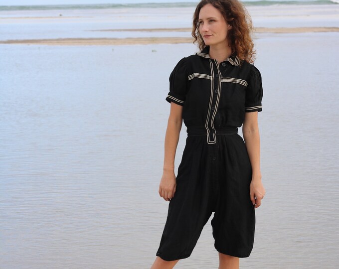 Antique Edwardian Bathing Suit With Skirt - Etsy