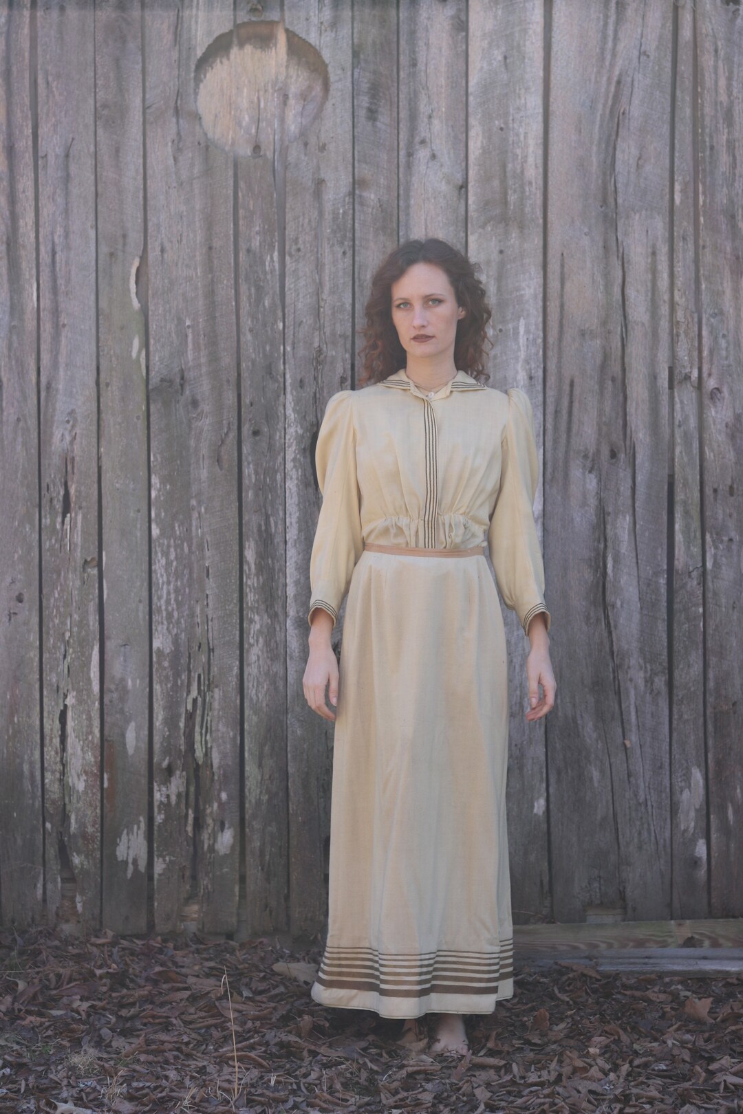Antique Victorian Wool Dress / Bodice and Skirt - Etsy