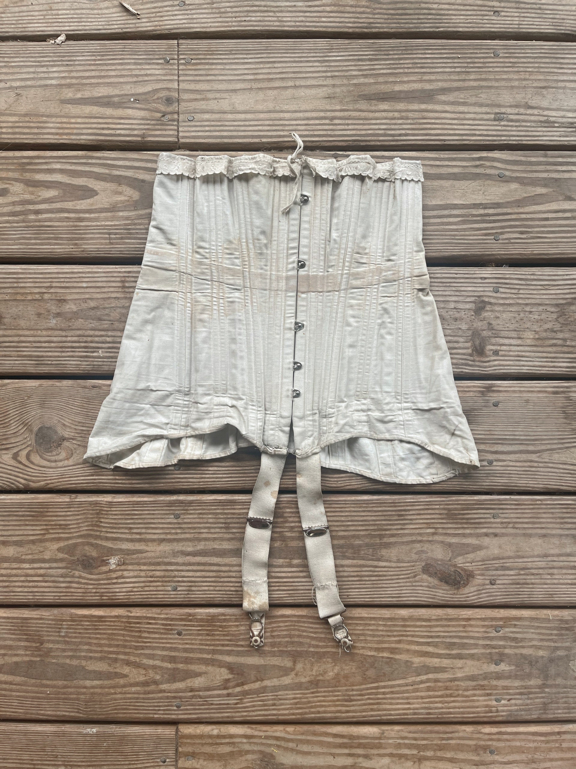 Antique Edwardian 1910s Corset - Etsy