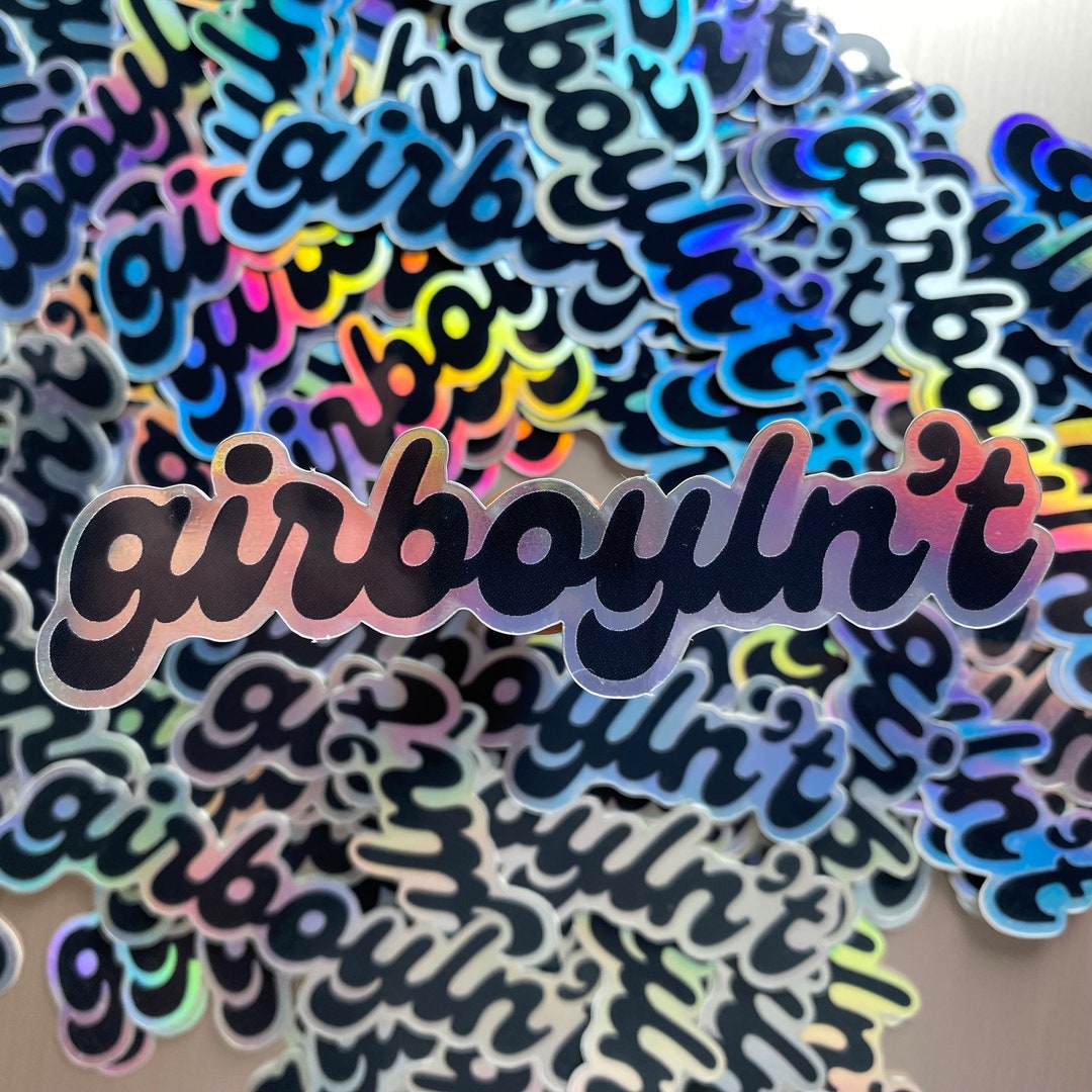 Girboyln’t Enby Nonbinary Sticker - Etsy