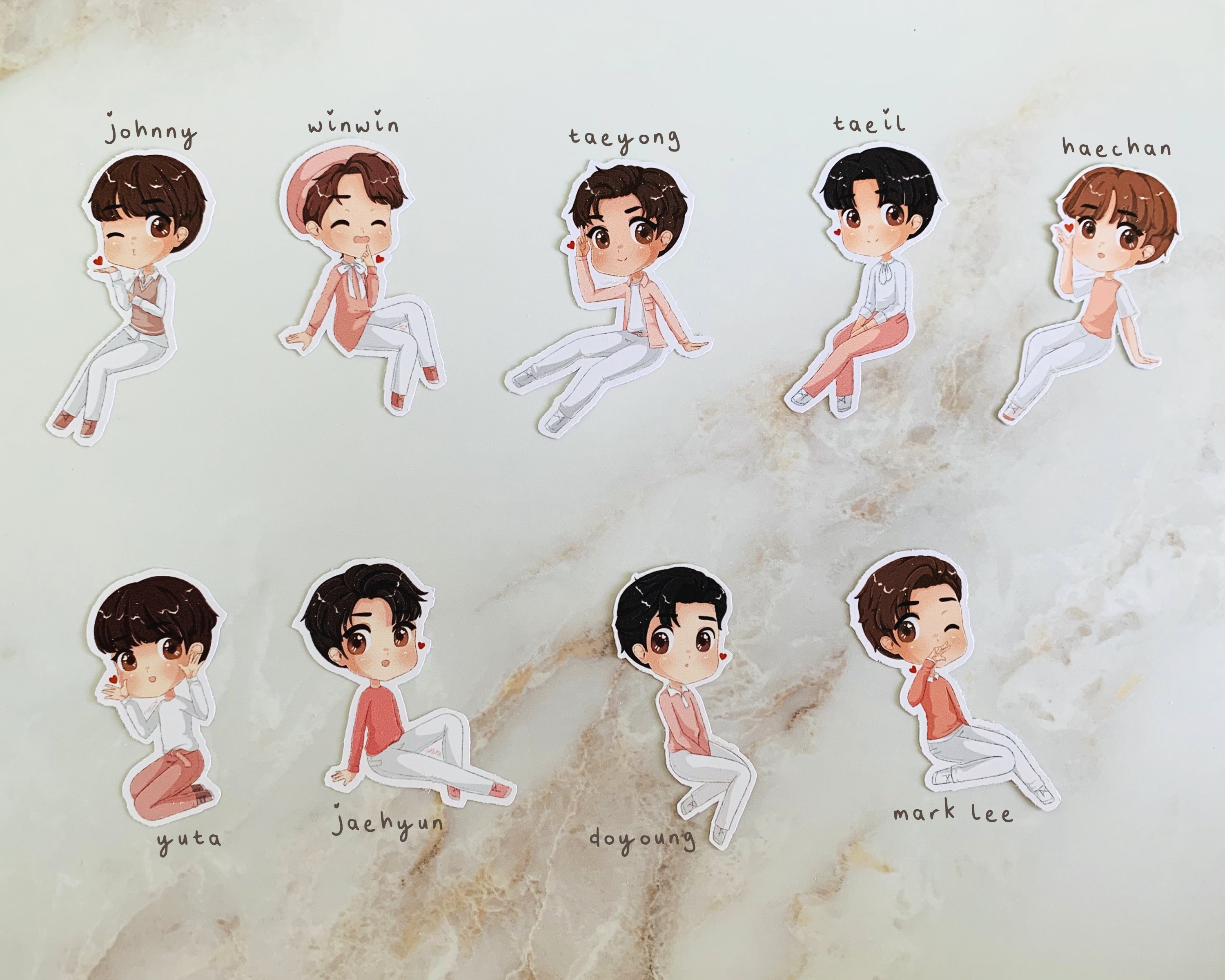 KPOP Stickers NCT 127 Touch - Etsy