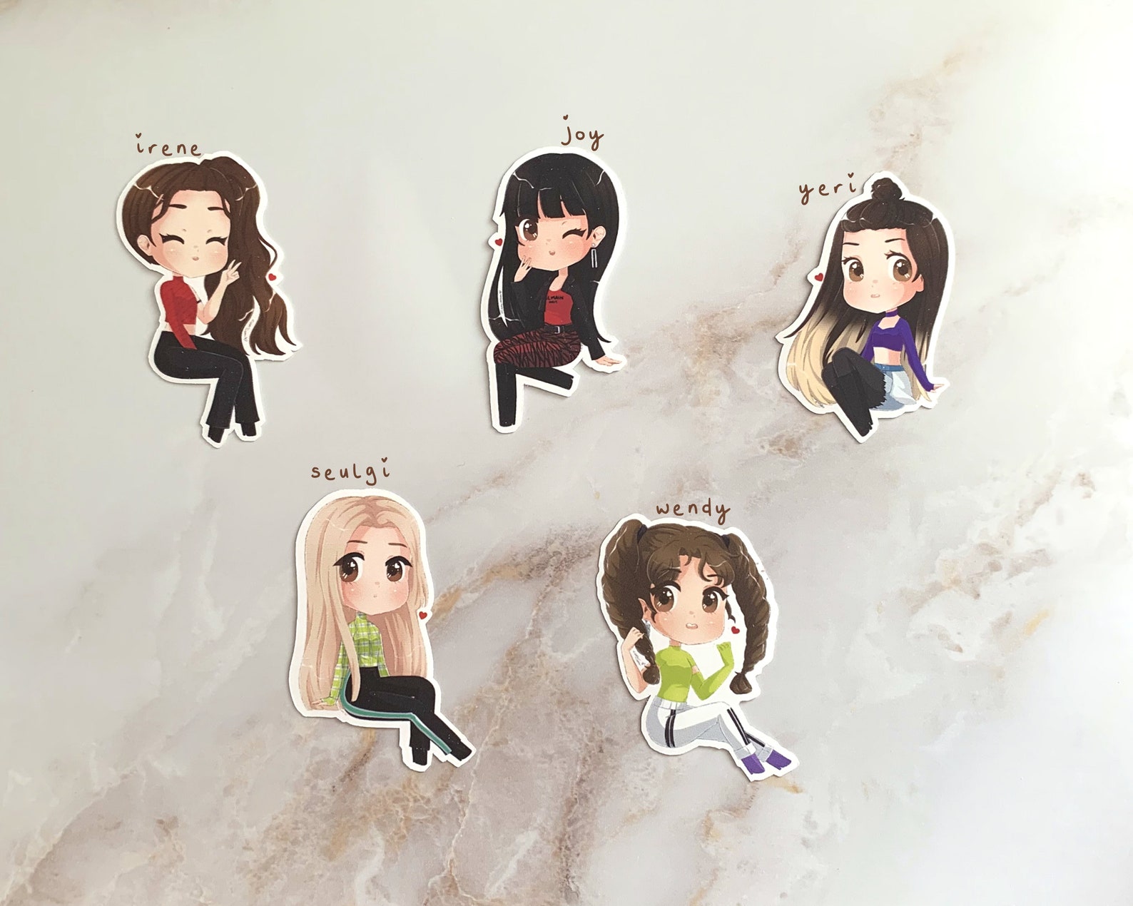 KPOP Stickers Red Velvet RBB - Etsy