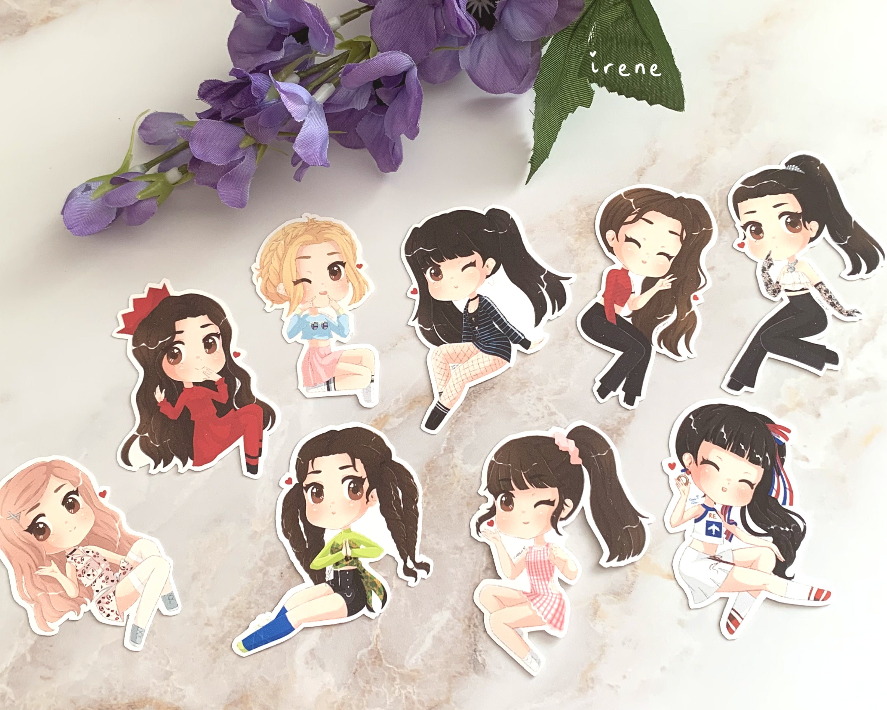 KPOP Stickers Red Velvet Member Sets | Etsy