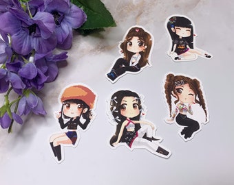 LE SSERAFIM High Quality Stickers, KPOP, Sakura, Chaewon, Yunjin ...