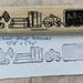 Floral Entwined Border / Frame. Comotion. Large Vintage Rubber Stamp ...