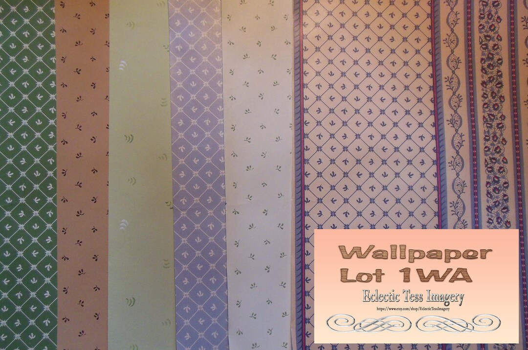 Wallpaper Samples From Discontinued Wallpaper Sample Book, 1960s-70s ...