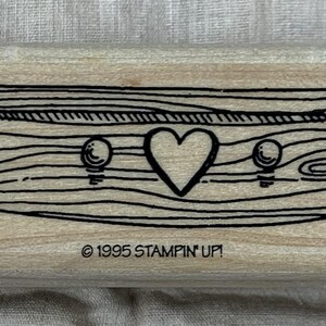 Country Shelf Border. Stampin' Up! Vintage Rubber Stamp. Scrapbooking ...