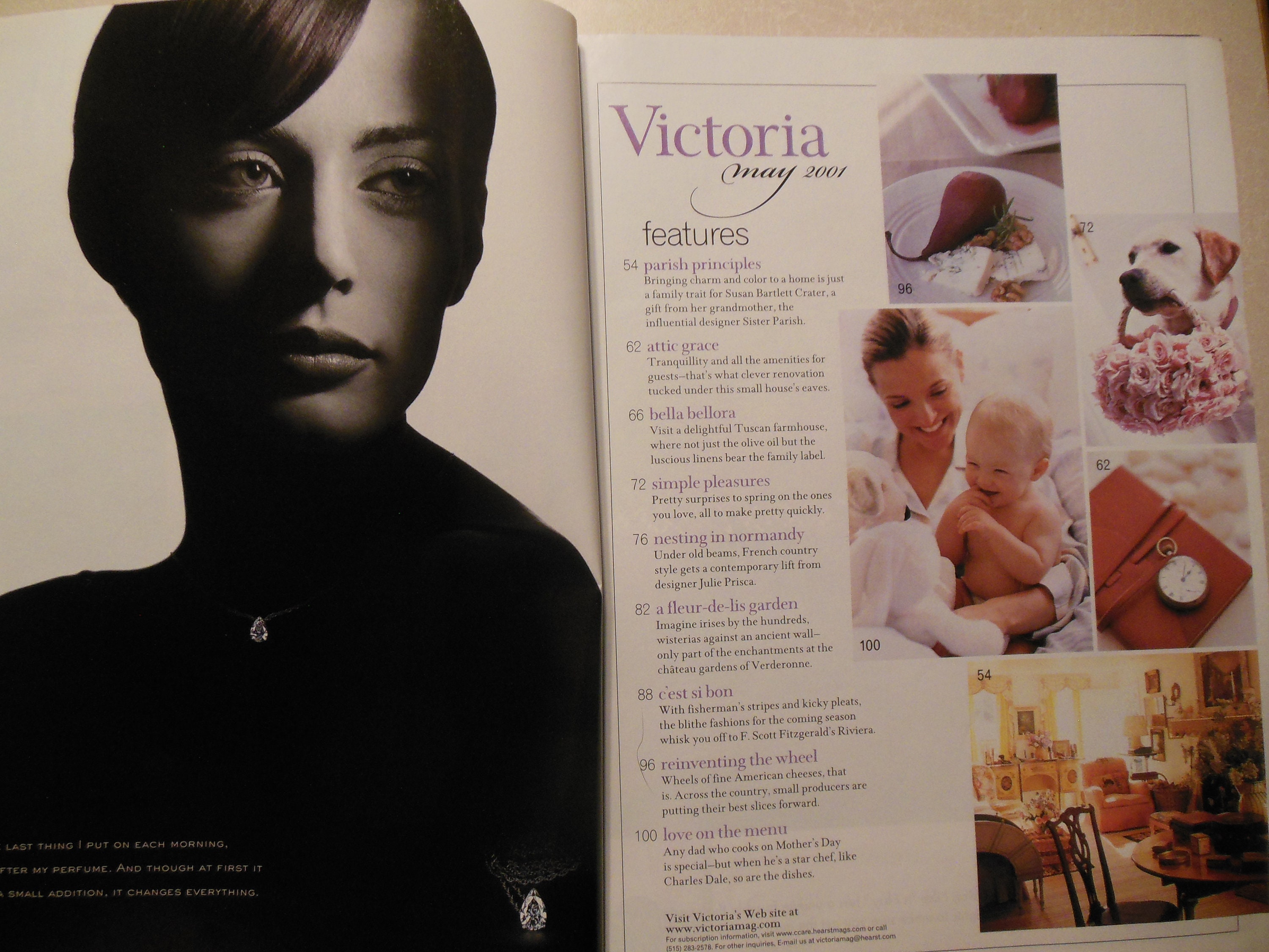 Victoria Magazine, May 2001, Simple Pleasures, Normandy, Spring, Fleur ...