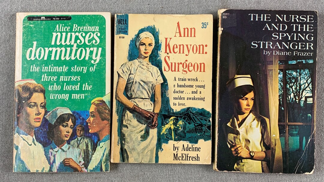 Vintage Romances, 3 Books. Nurse/doctor Romances, Adeline Mcelfresh ...