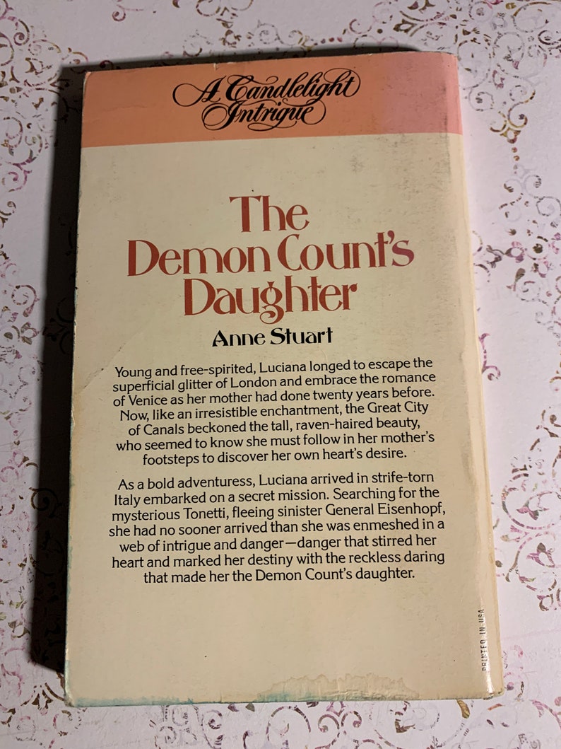 The Demon Count's Daughter by Anne Stuart, Candlelight Intrigue #561 ...