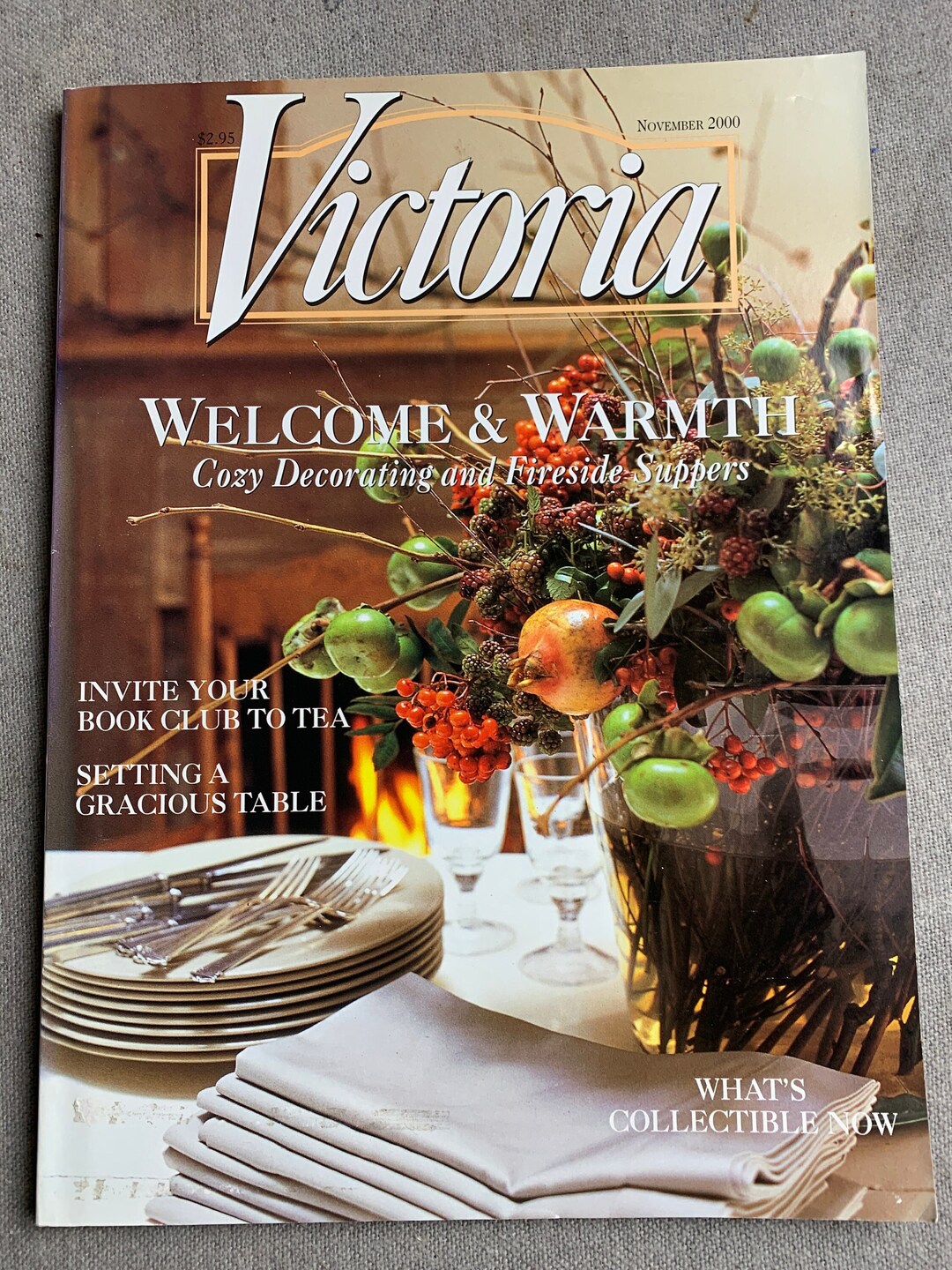 Victoria Magazine, November 2000, Tea, Willow Ware, Country Ballrooms ...