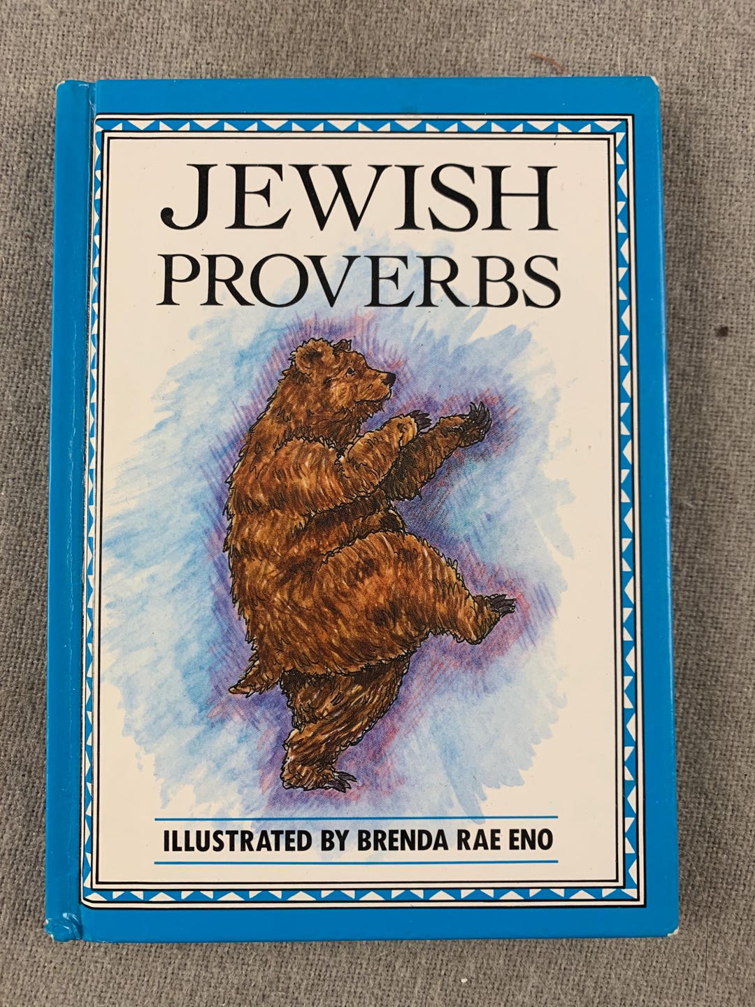 Miniature Book. Hardcover. Jewish Proverbs. Illustrated by Brenda Rae ...