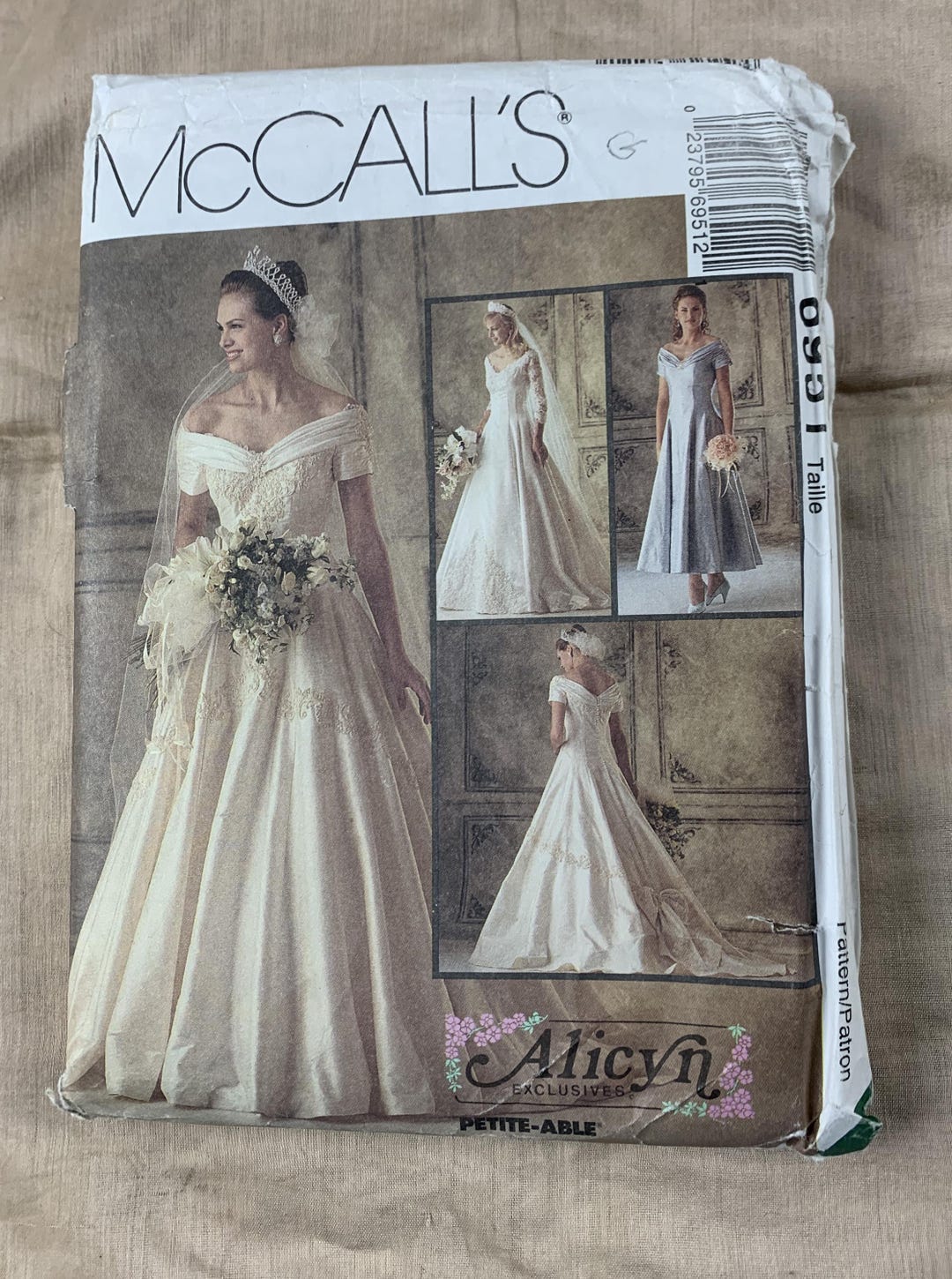 Mccall's Pattern #6951, Misses Size 8. Uncut, Partial Instructions ...