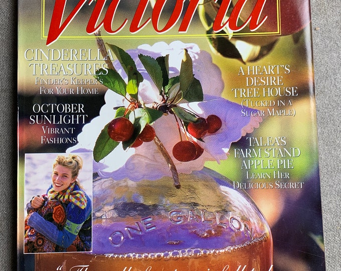 Victoria Magazine, October 1997, Autumn Crimson, Harvests, Christening ...