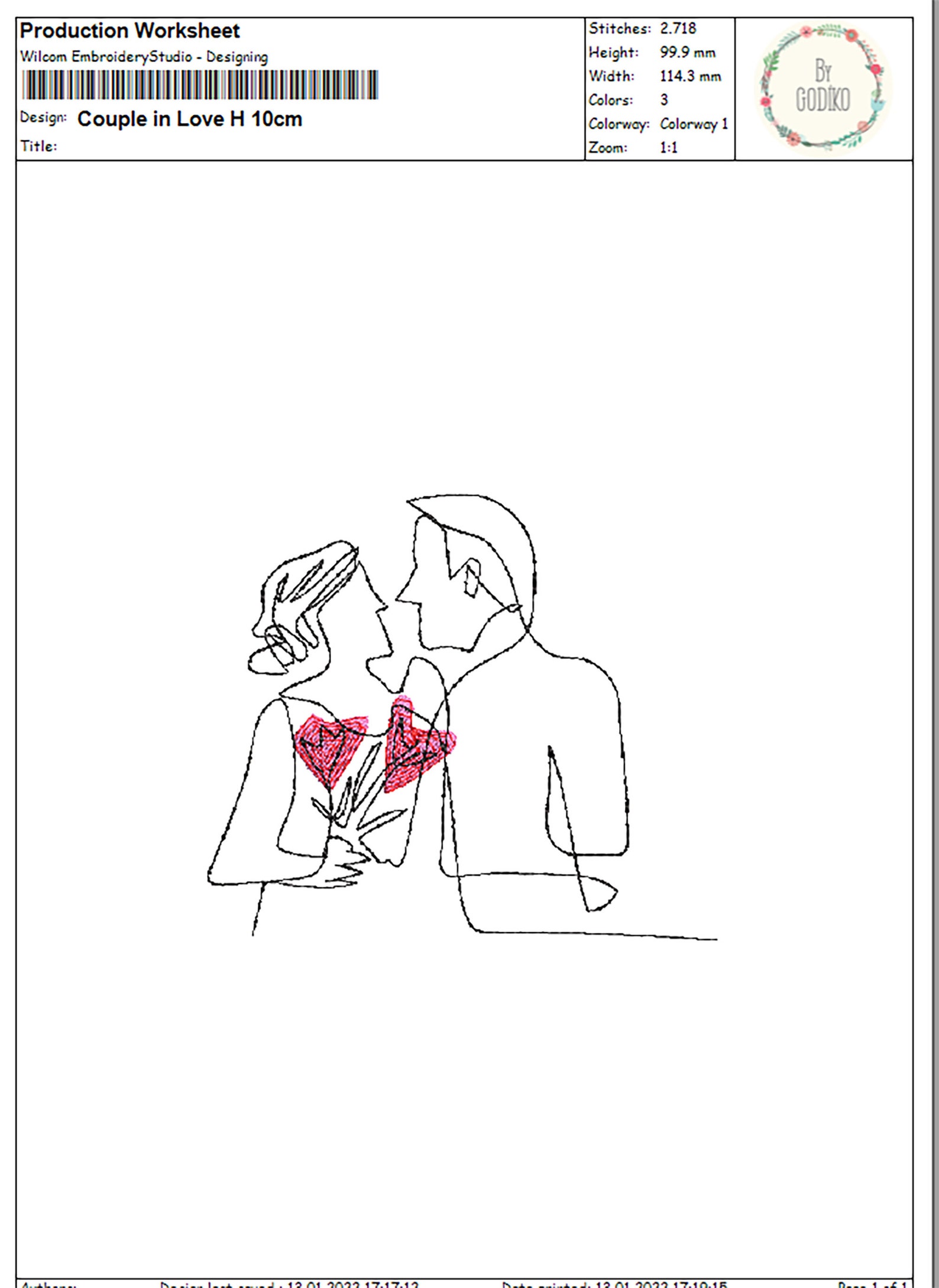 Couple in Love Machine Embroidery Design 4 Sizes - Etsy