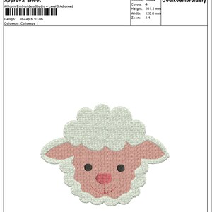 Sheep Machine Embroidery Design- 3 Sizes - Etsy