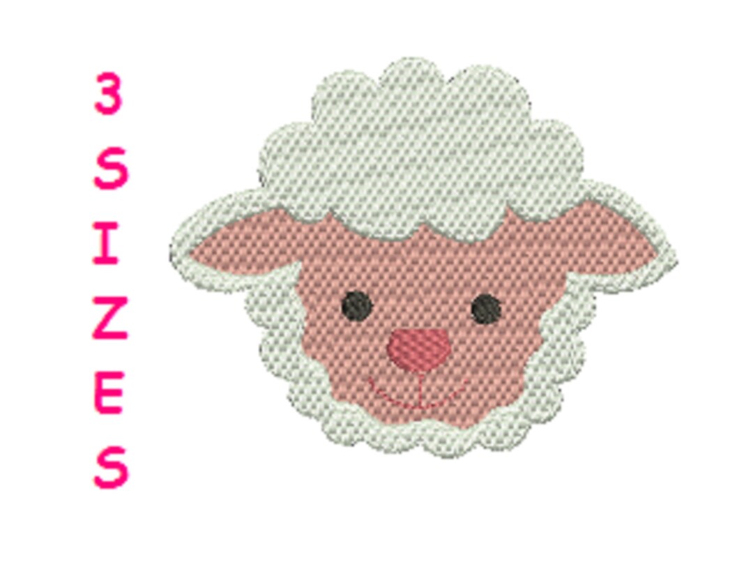 Sheep Machine Embroidery Design- 3 Sizes - Etsy