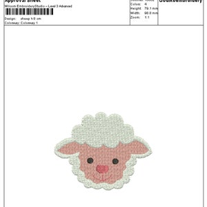 Sheep Machine Embroidery Design- 3 Sizes - Etsy