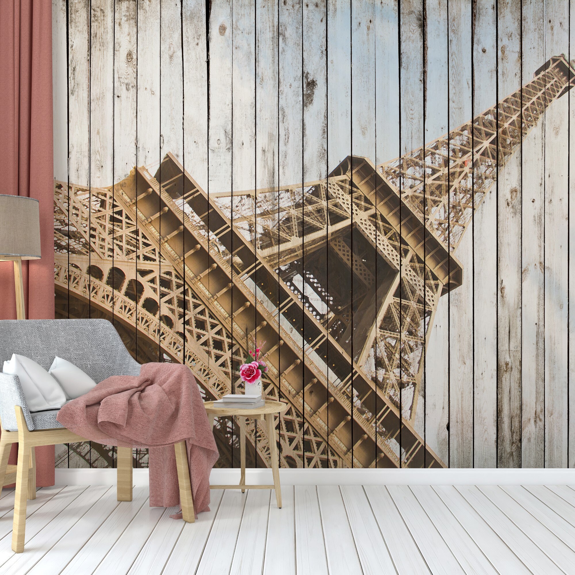 Popsicle Stick Eiffel Tower Simple