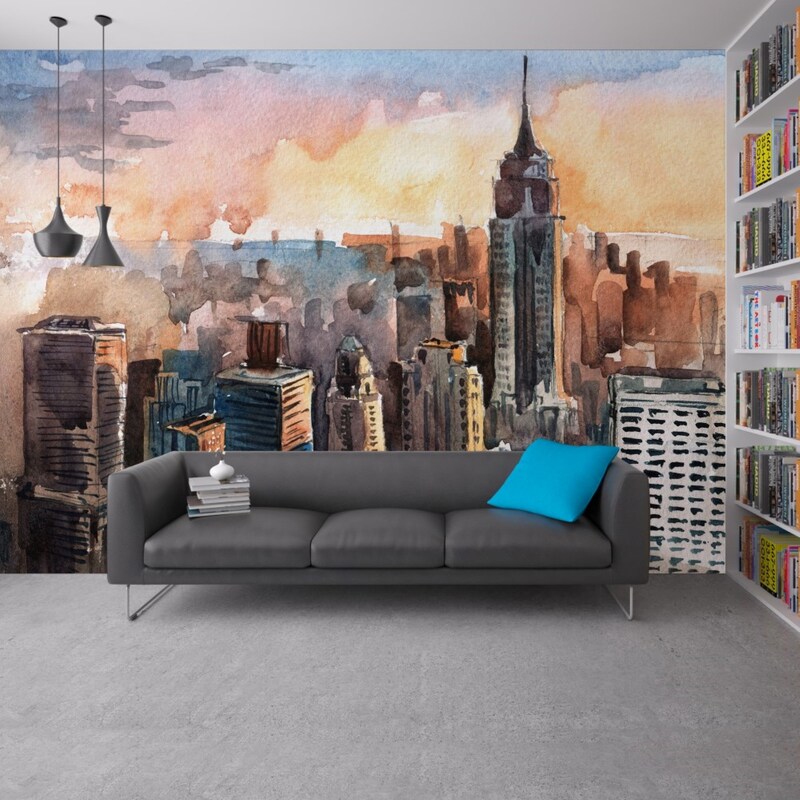 New York Wallpaper - Etsy