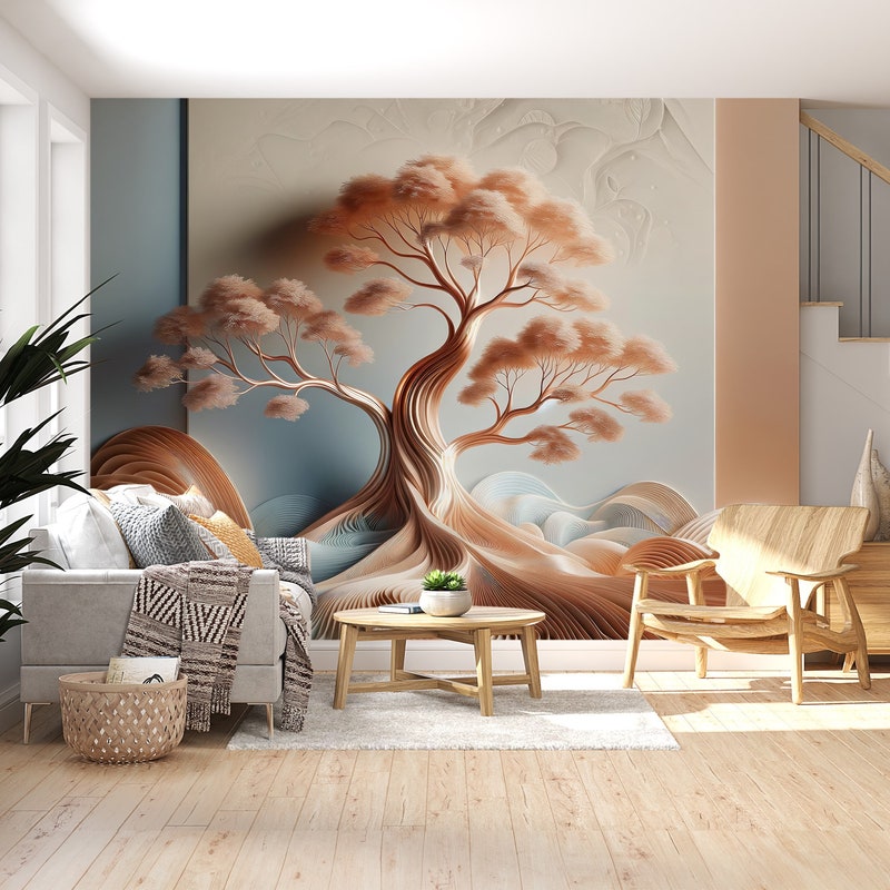 Tree Wall Mural - Etsy