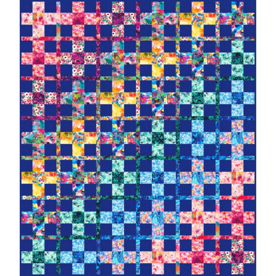 Artful Blooms Taylor Quilt Kit - Etsy