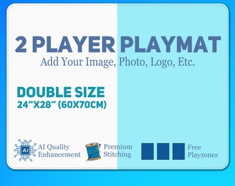 2-player One Piece Card Game Playmat With Custom Field Zones ...