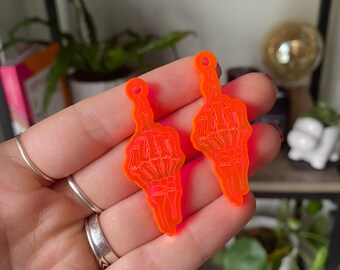 Skeleton Middle Finger Mold - Etsy