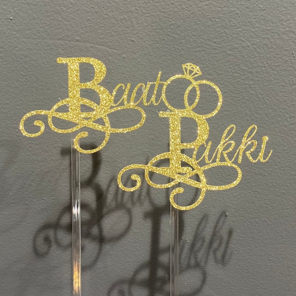 Baat Pakki Cake Topper - Etsy