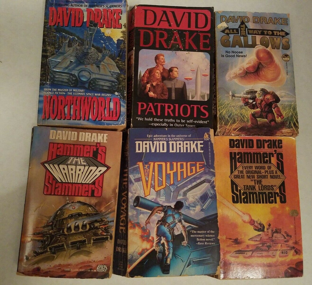 David Drake Lot of 6 Science Fiction Vintage Paperbacks Acceptable ...