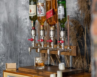 Dispenser for Alcohol Home Bar Liquor Stand Unique Gifts - Etsy