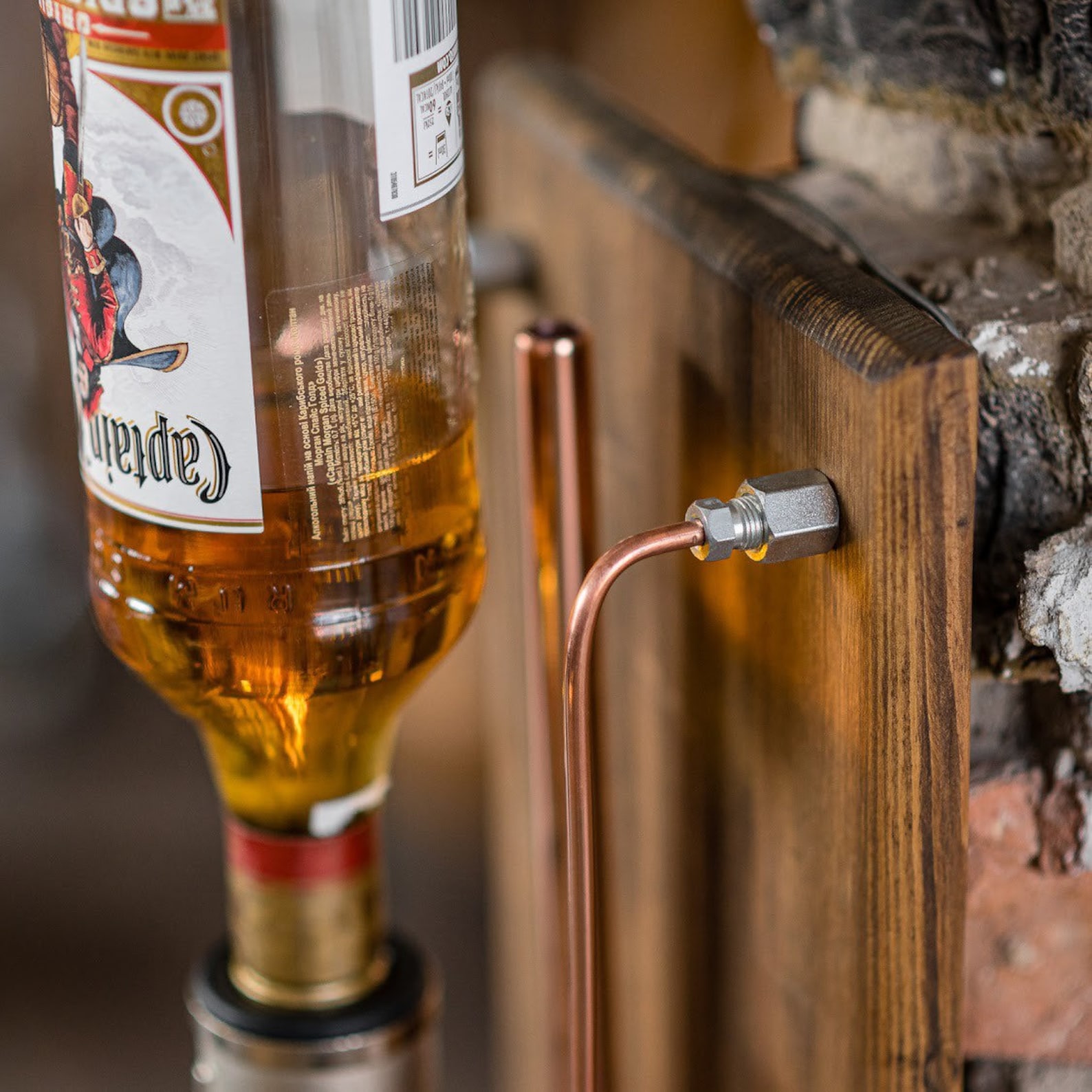 Wall Dispenser for Alcohol Whiskey Stand for Home Bar - Etsy