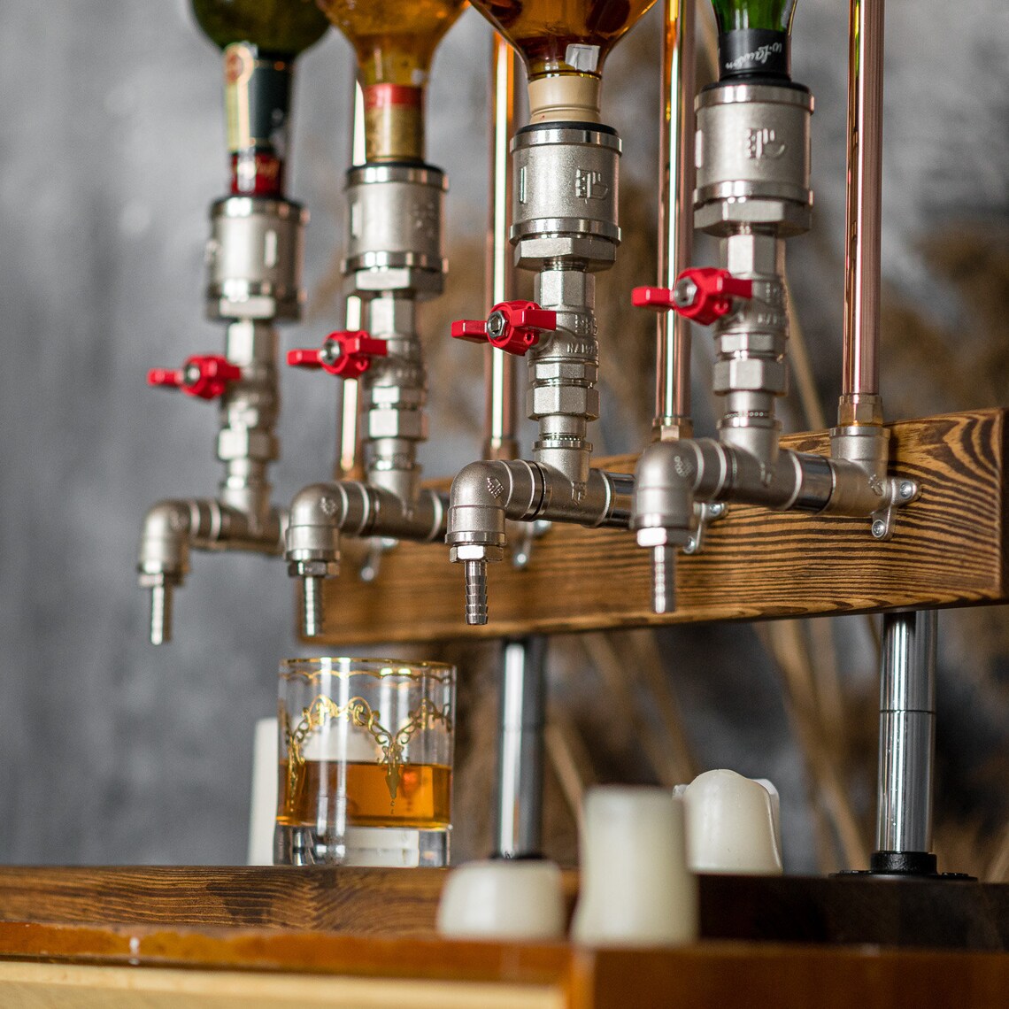 Dispenser for Alcohol Home Bar Liquor Stand Unique Gifts - Etsy