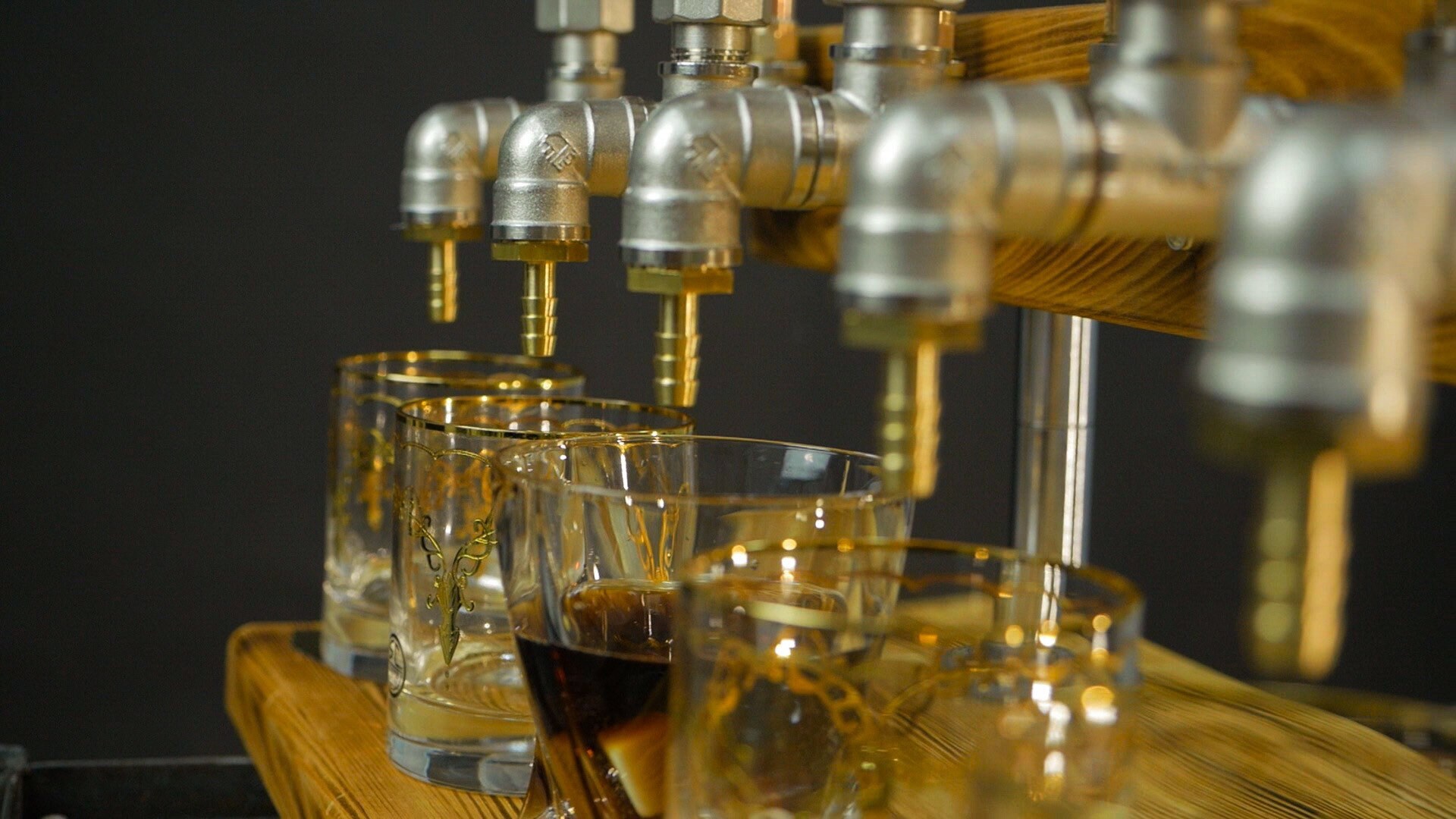 Five Tap Wall Mount Drinks Dispenser | Etsy