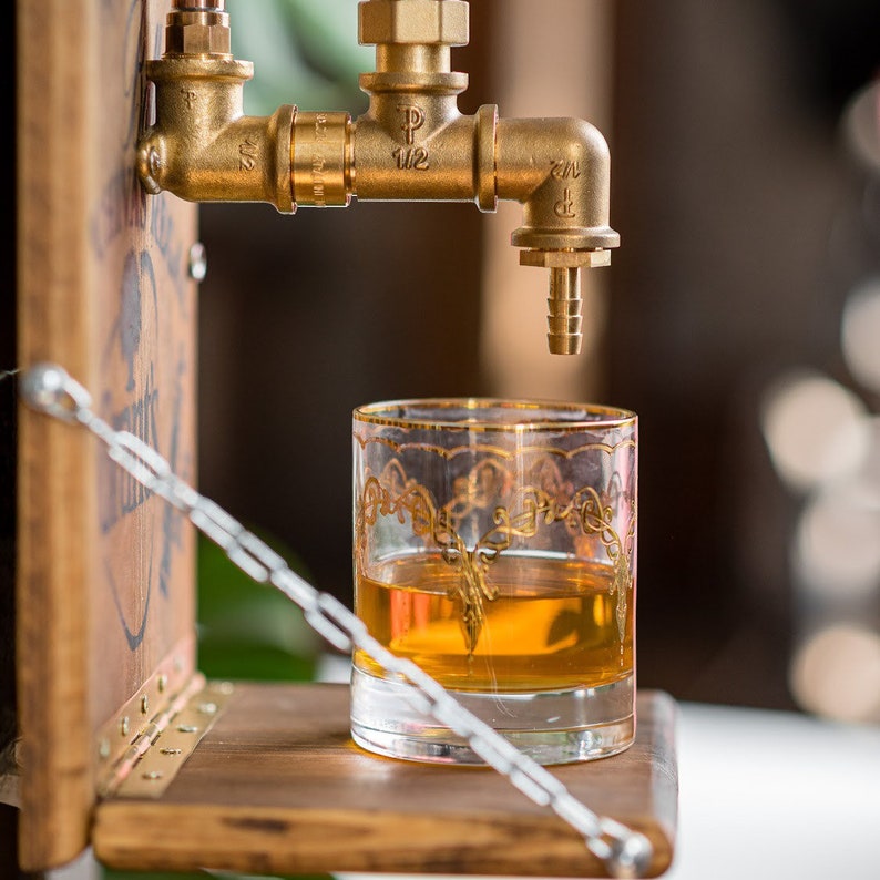 Wall Dispenser for Alcohol Whiskey Stand for Home Bar Jack Daniels ...