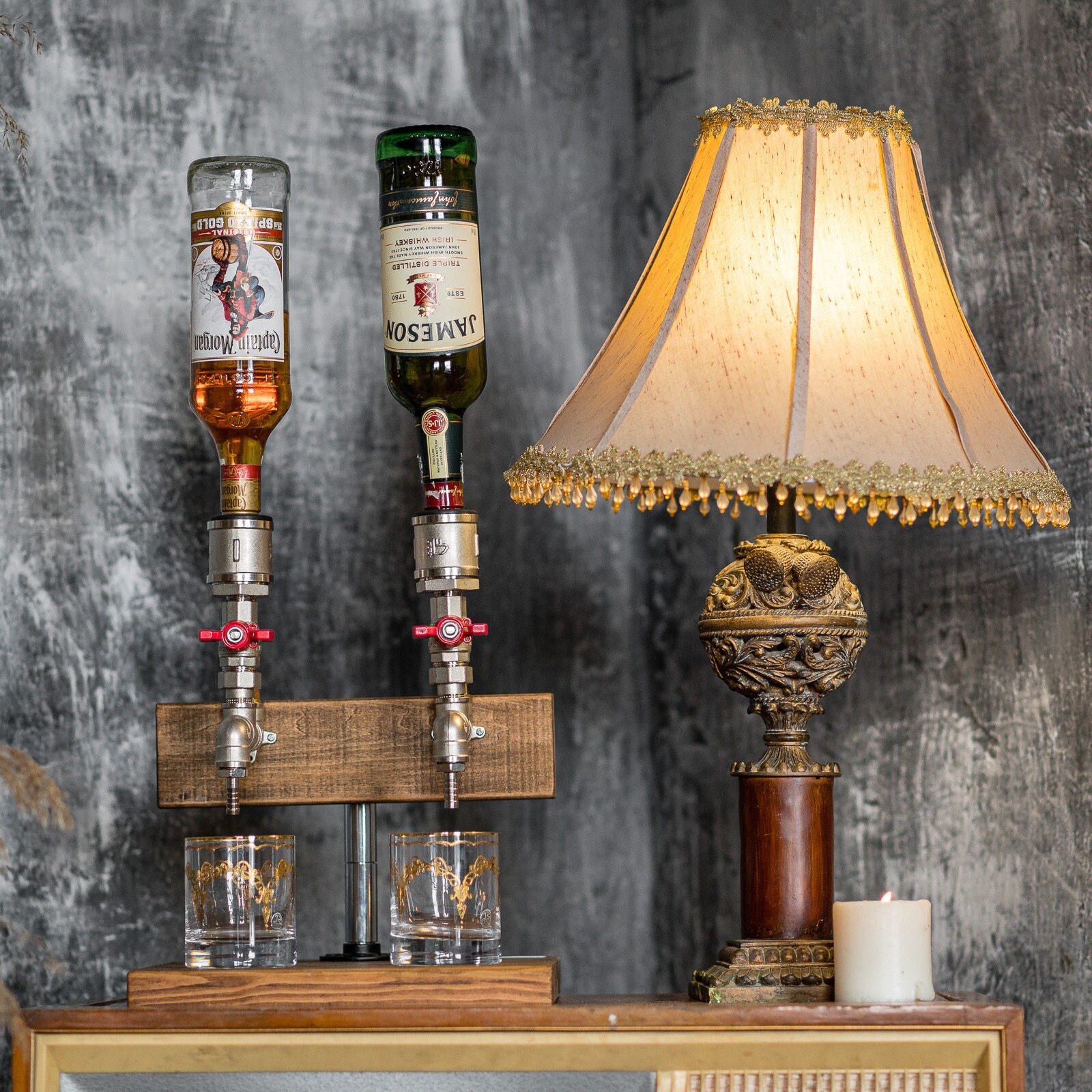 Steampunk Alcohol Dispenser Bourbon Cocktails Liquor - Etsy