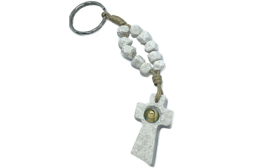 Chaplet Rosary One Decade Keychain Keyring Pendant Appendage Stone ...