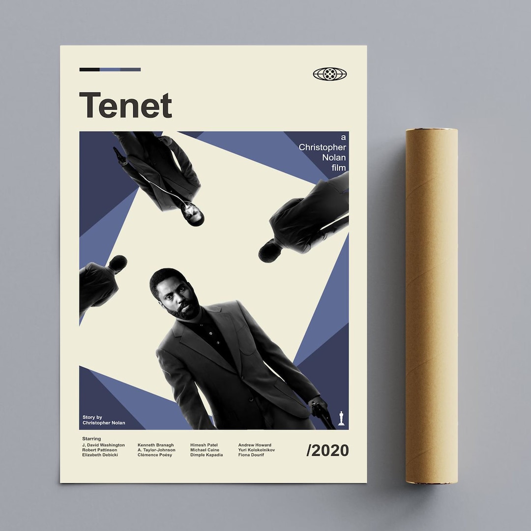 Tenet Movie Poster, Movie Wall Art Digital Print, Custom Movie Poster ...