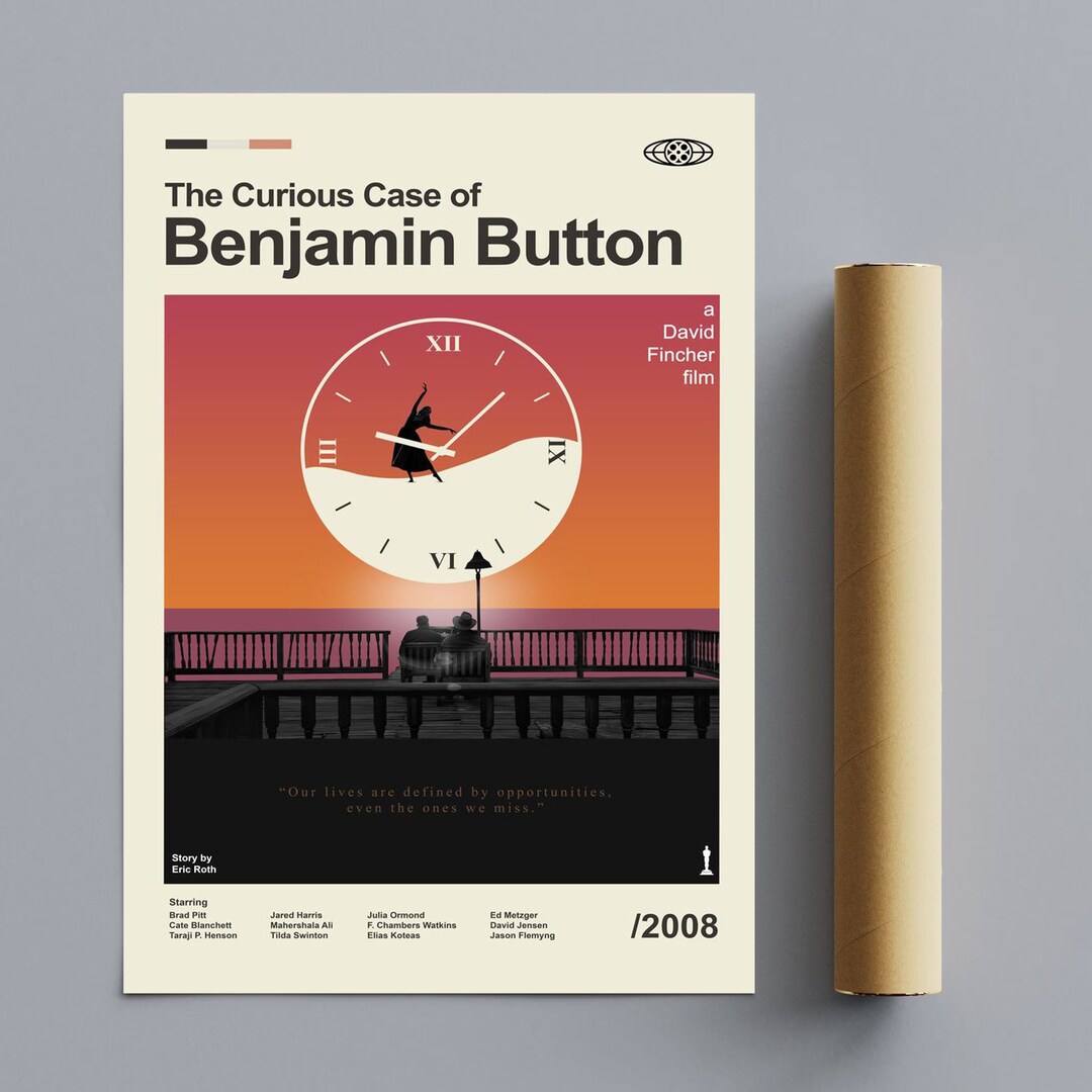 The Curious Case of Benjamin Button Movie Poster, Movie Wall Art ...