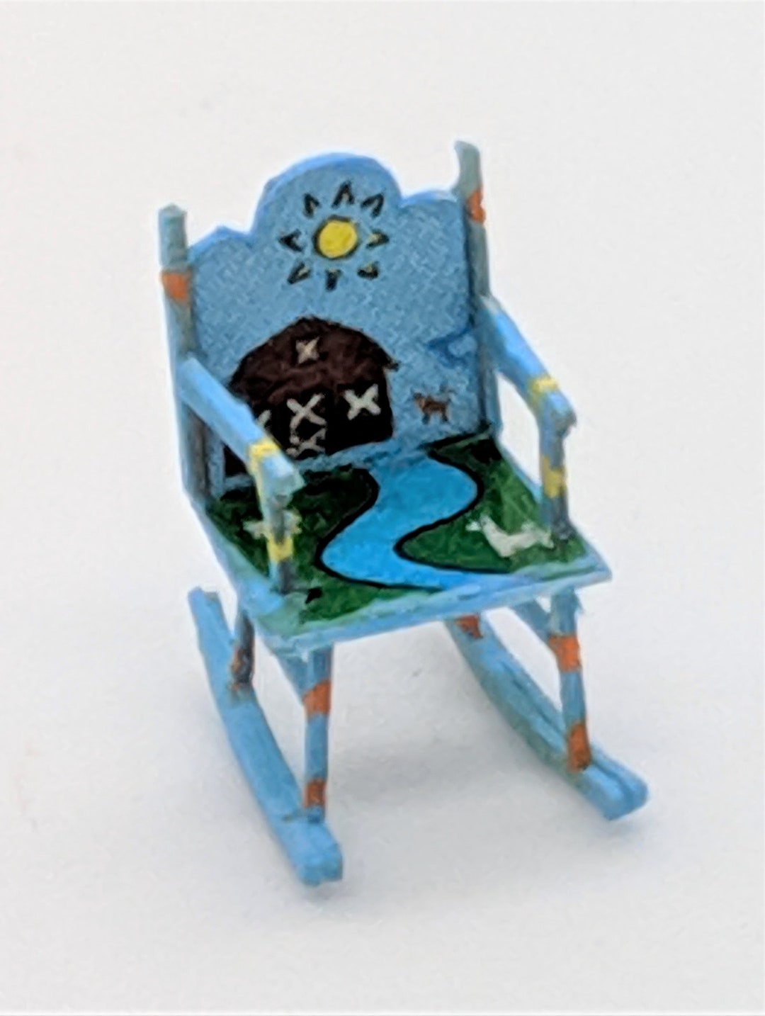 Quarter Inch Children's Rocking Chair Kit With Decals, Farm Theme - Etsy