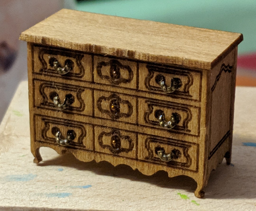 Quarter Scale Fancy Antique Dresser Kit - Etsy