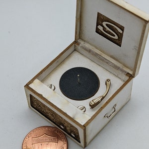 1" Scale Square Portable Record Player Kit - Etsy