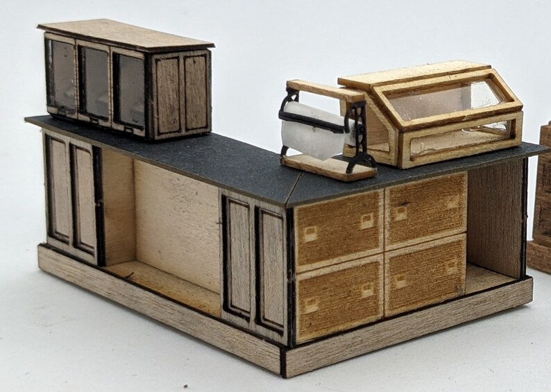Quarter Scale General Store Counter Kit - Etsy