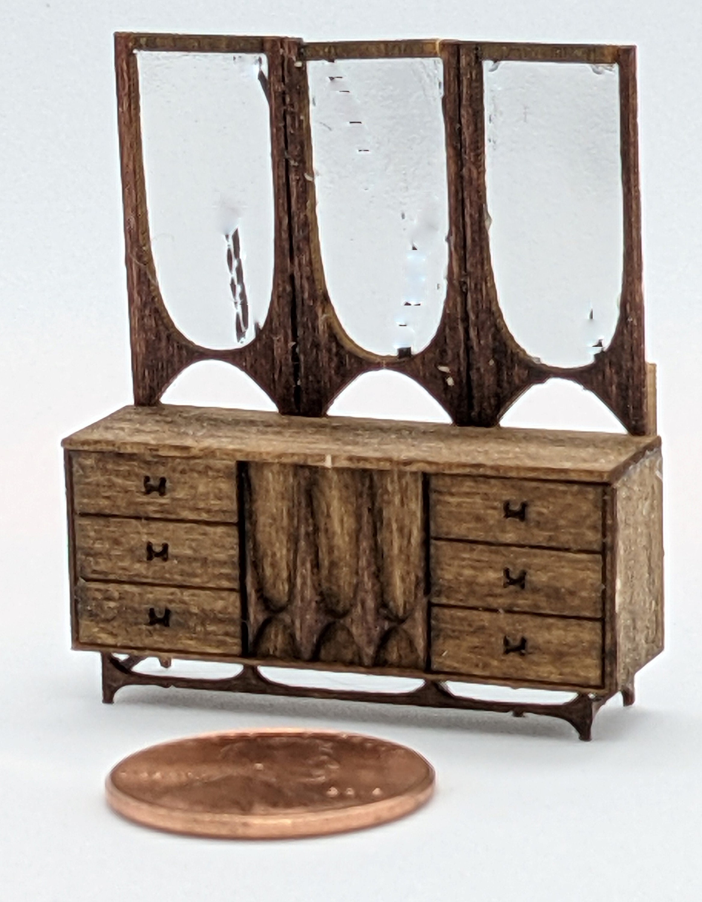 Quarter Inch Mid-century Modern Dresser Kit With Mirror - Etsy